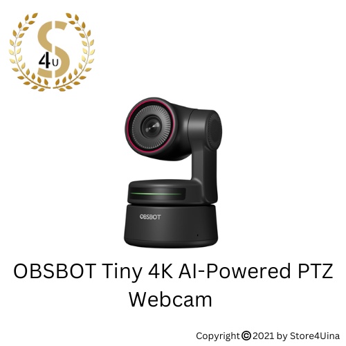 Jual OBSBOT Tiny 4K AI-Powered PTZ Webcam | Shopee Indonesia