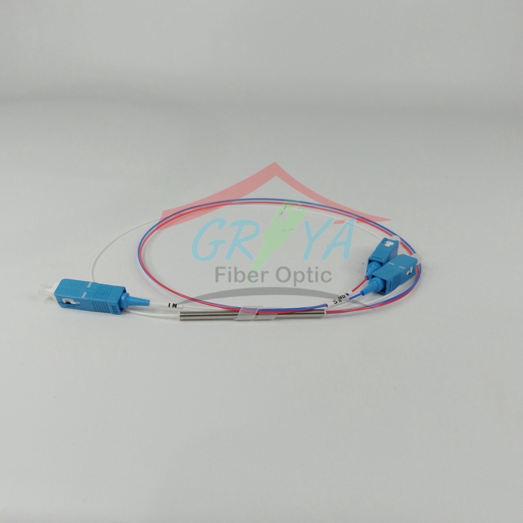 Jual Splitter Rasio 95:5 SC UPC Passive Splitter 1x2 Ratio 95:5 ...