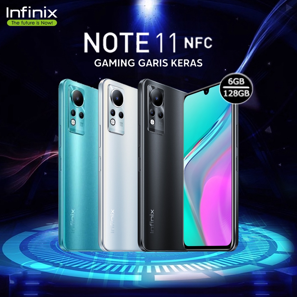 Jual INFINIX NOTE 11 NFC 6/128 RAM 6GB ROM 128 GARANSI RESMI | Shopee ...