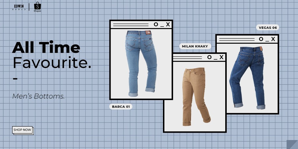 Toko Online Edwin Jeans Indonesia | Shopee Indonesia