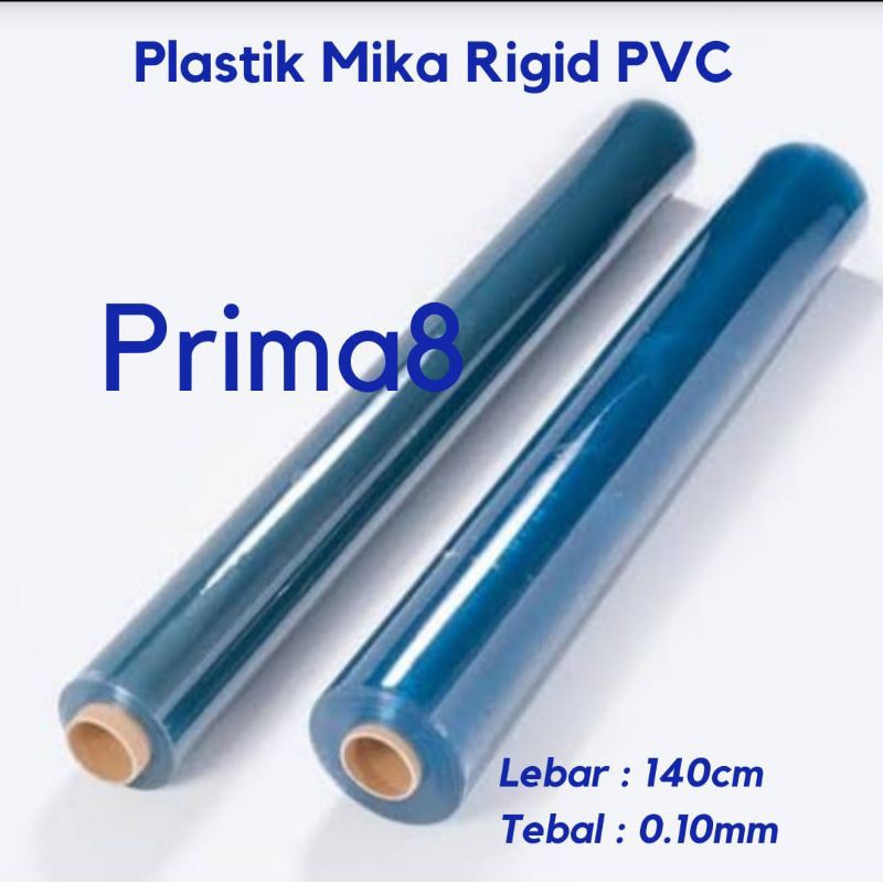 Jual Plastik Mika Rigid Kaku PVC Clear Bening Tebal 0,10 0.10mm Lebar 140cm,1 Rol Indonesia ...