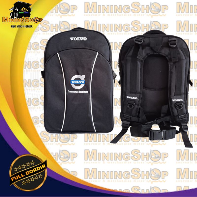 Jual Tas ransel waterproof anti air laptop kerja LOGO VOLVO | Shopee ...