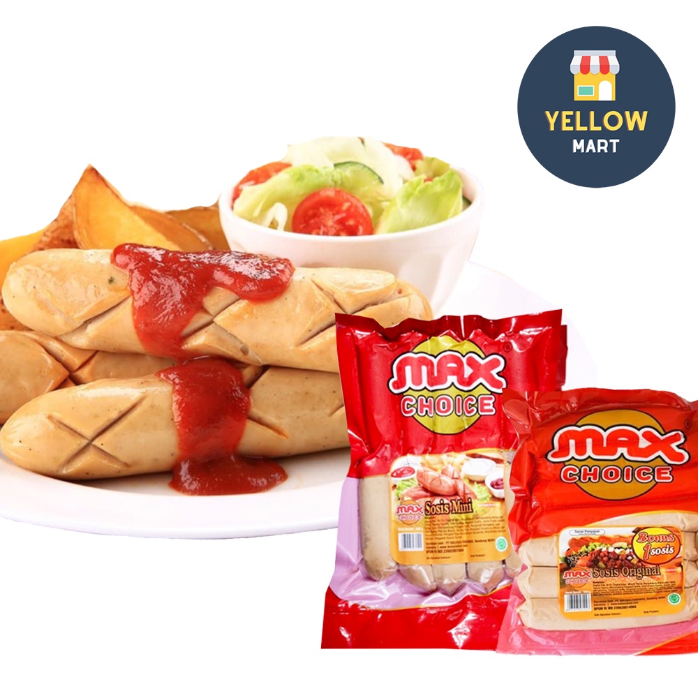Jual Max Choice Sosis Sapi Bakar Variasi Original 6 Pcs & Mini 10 Pcs ...
