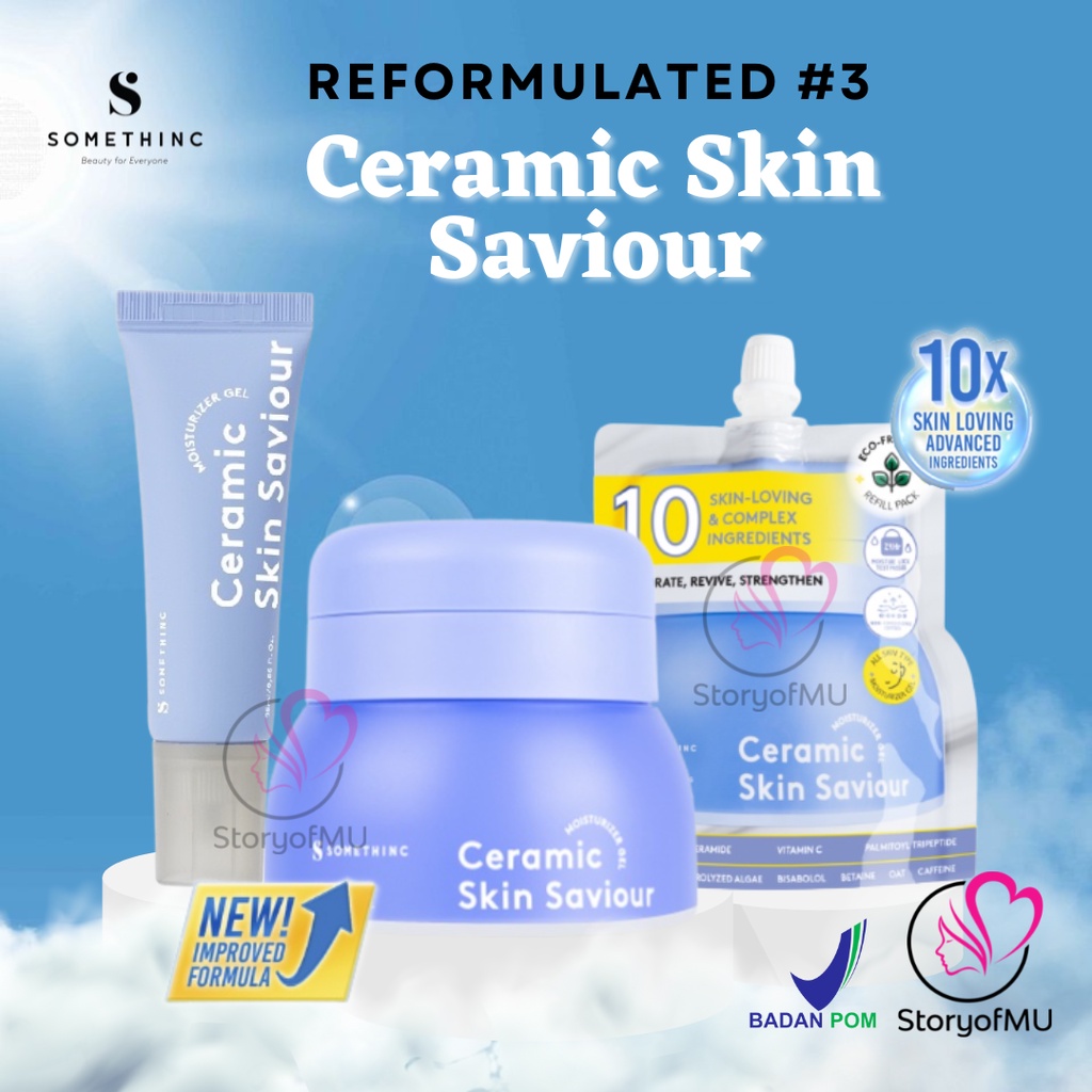 Jual SOMETHINC Reformulated #3 Ceramic Skin Saviour Moisturizer Gel ...