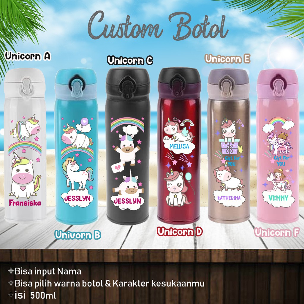 Jual Botol minum custom | Shopee Indonesia