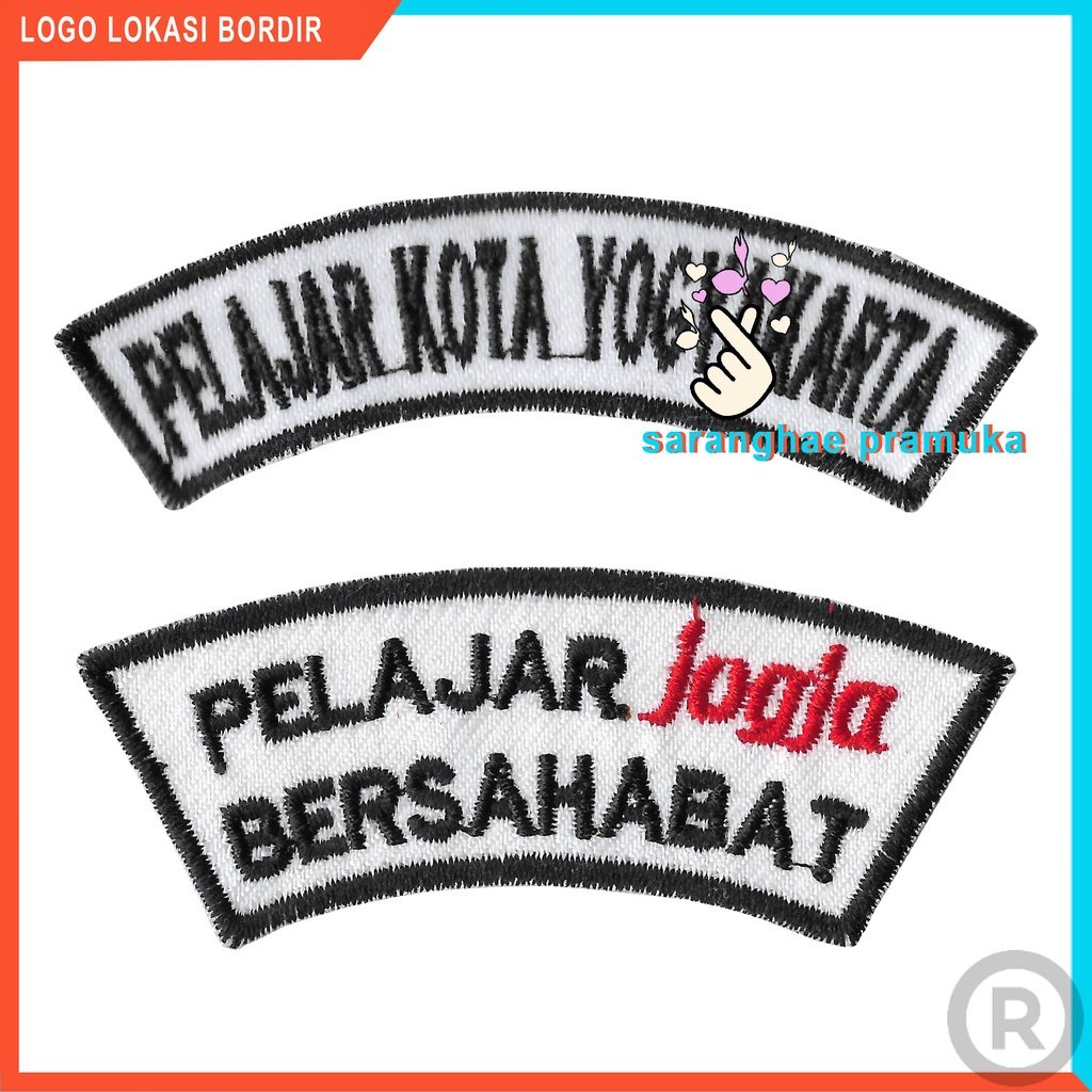 Jual Logo Lokasi Bordir Yogyakarta Pelajar Kota Yogyakarta Pelajar ...