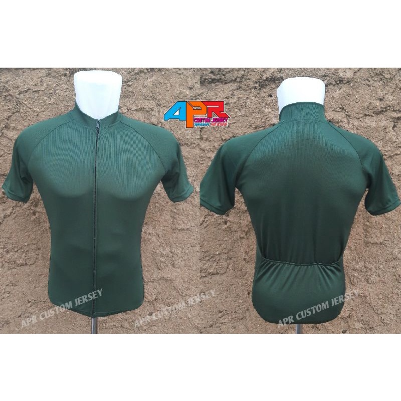 Jual JERSEY SEPEDA ROADBIKE POLOS IJO BOTOL | Shopee Indonesia