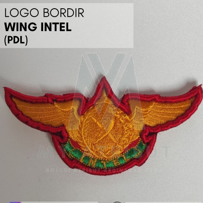 Jual Logo Bordir Wing Intel | PDL Kejaksaan RI Indonesia|Shopee Indonesia