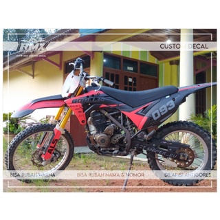 Jual DECAL GORDON FULLBODY (001) DEKAL STIKER KLX GORDON HITAM MERAH ...
