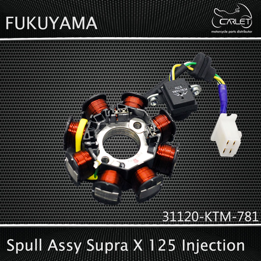 Jual Fukuyama Spool Spull Stator Assy Komplit Supra X 125 FI | Shopee Indonesia