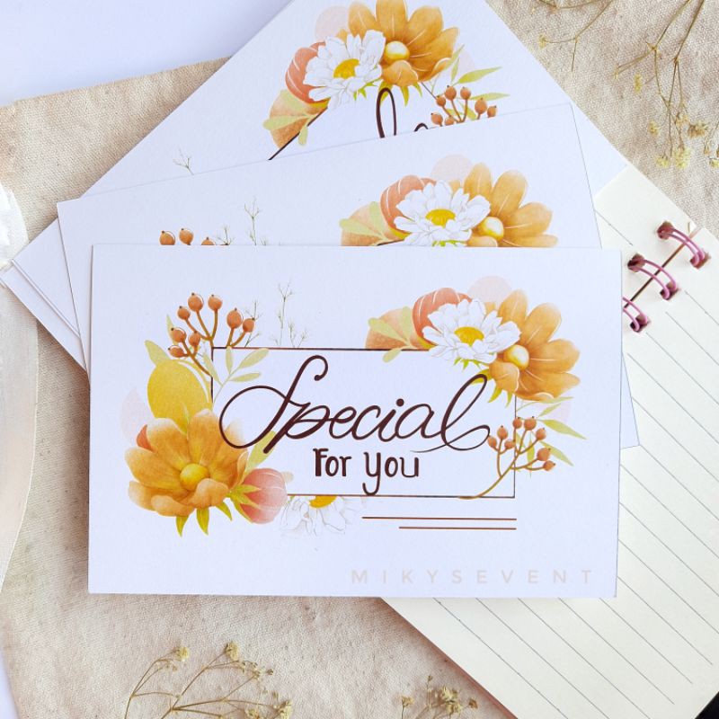 Jual Special For You - Greeting Card/ Kartu Ucapan/ Arti Print/ Kartu ...
