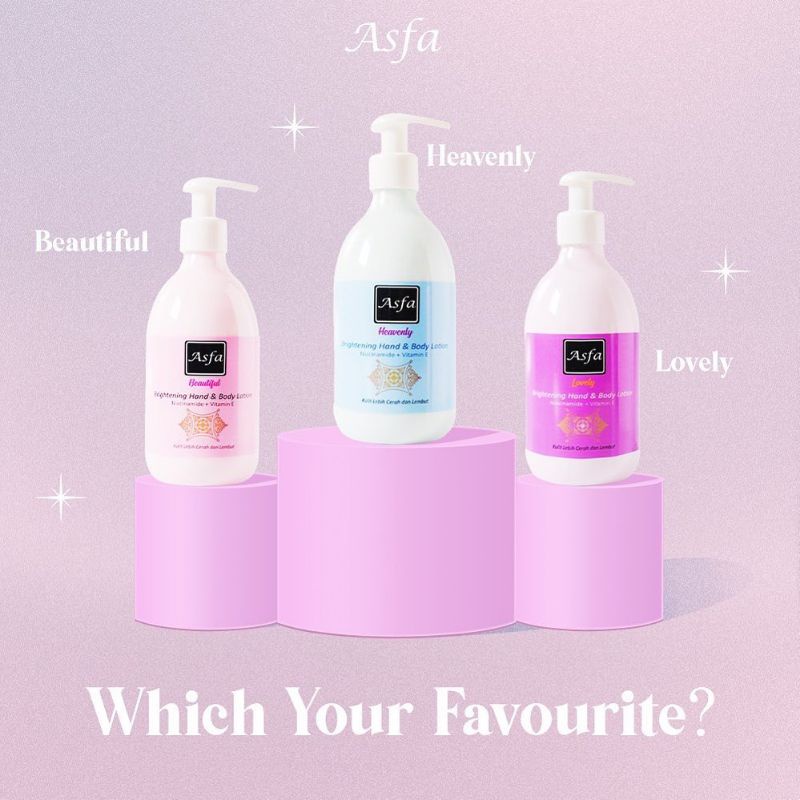 Jual ASFA Brightening Body Lotion with Niacinamide dan Vitamin E/hb ...