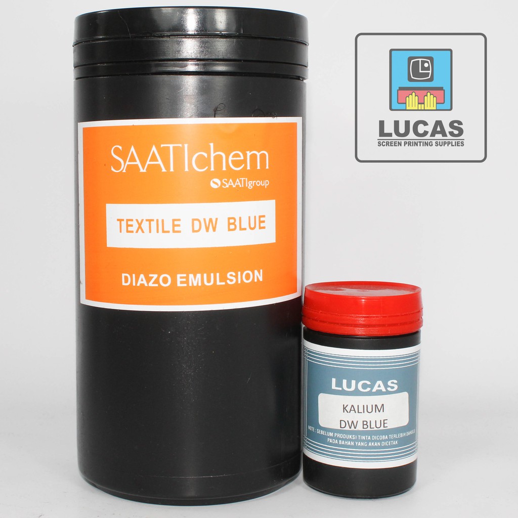 Jual Obat Afdruk Screen Saati Textile DW Blue | Shopee Indonesia