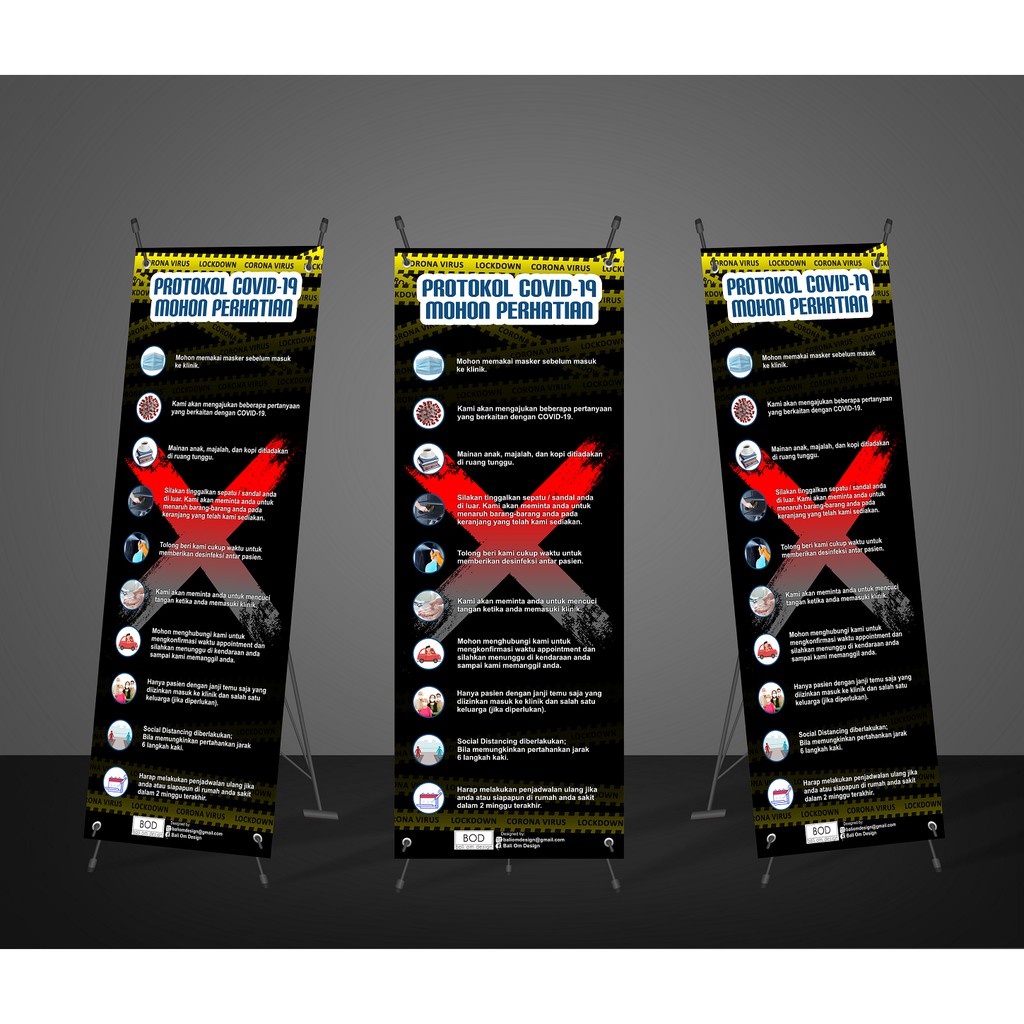 Jual BANNER KLINIK / BANNER RUMAH SAKIT / BANNER APOTEK / X-BANNER ...