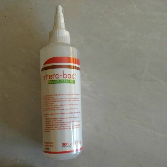 Sterobac wound cleanser / obat cuci luka | Shopee Indonesia