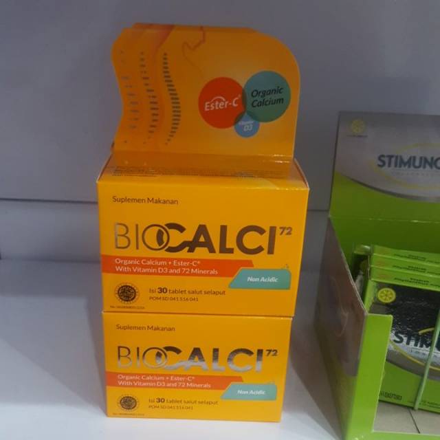 Jual BIO CALCI 72 (ISI 30 TABLET) VITAMIN C + D | Shopee Indonesia