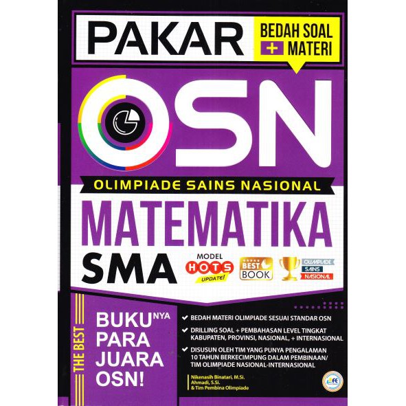 Jual BUKU OSN MATEMATIKA SMA: PAKAR BEDAH SOAL + MATERI ( NIKENASIH, AHMADI & TIM ) | Shopee ...