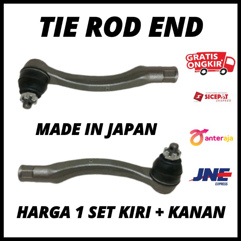 Jual Tie Rod Tierod Tierood Tie Rood End Mobilio, Brio - JAPAN | Shopee ...