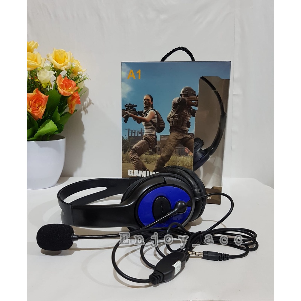 Headset Kabel Gaming Headset Gaming With Mic Murah / Headphone Wired ...