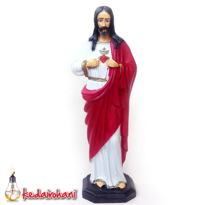 Jual AGR435 Yesus Hati Kudus 25 cm Grosir Souvenir Unik Patung Arca ...