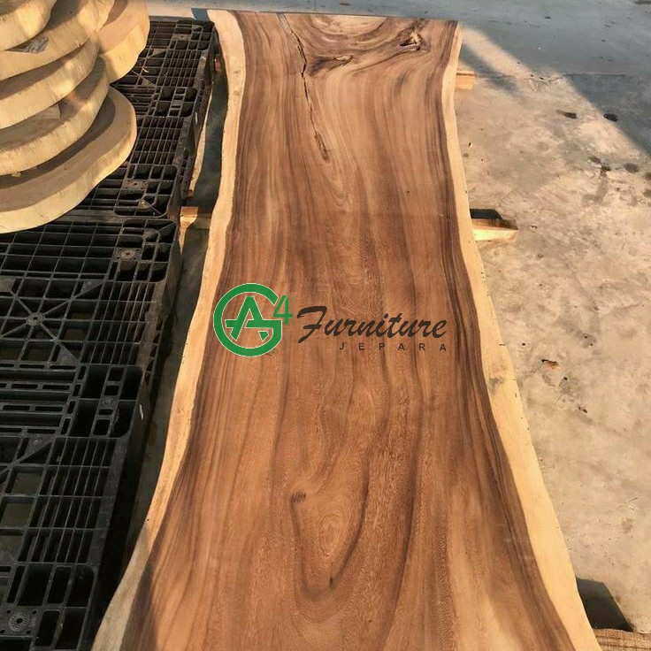 Papan Kayu Trembesi Warna Natural Alami - Slab Suar Wood | Shopee Indonesia