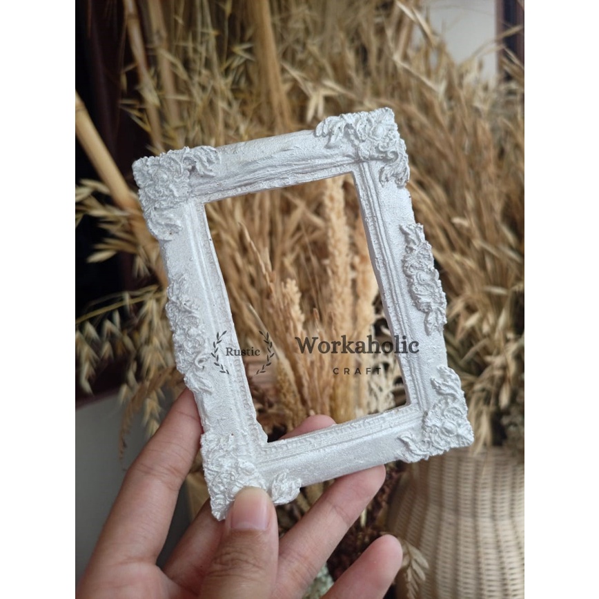 Jual Resin Frame Putih Persegi Perlengkapan Hiasan Mahar Seserahan ...