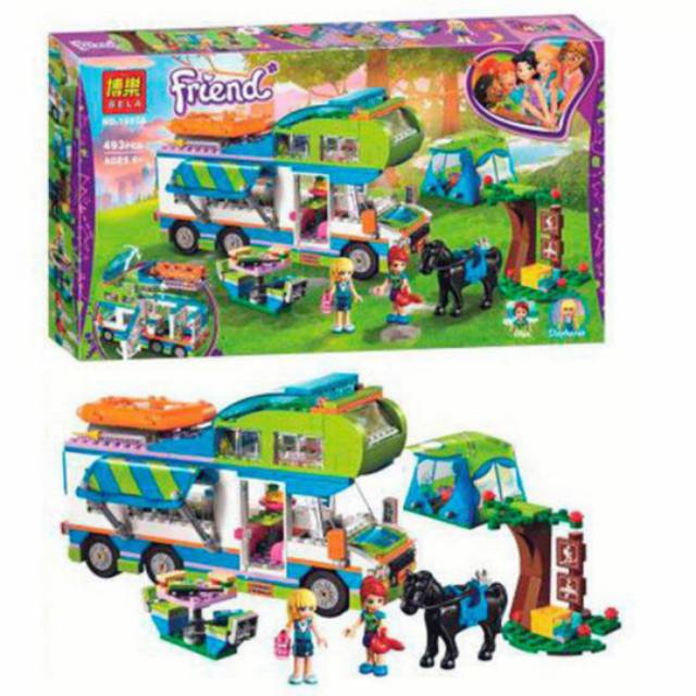 Jual Lego Block Mobil Piknik Mia Camping Van | Shopee Indonesia
