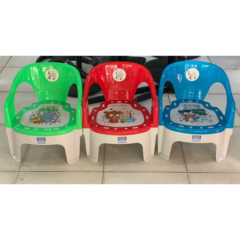 Jual Kursi anak /bangku sender anak TK plastik TEBAL | Shopee Indonesia