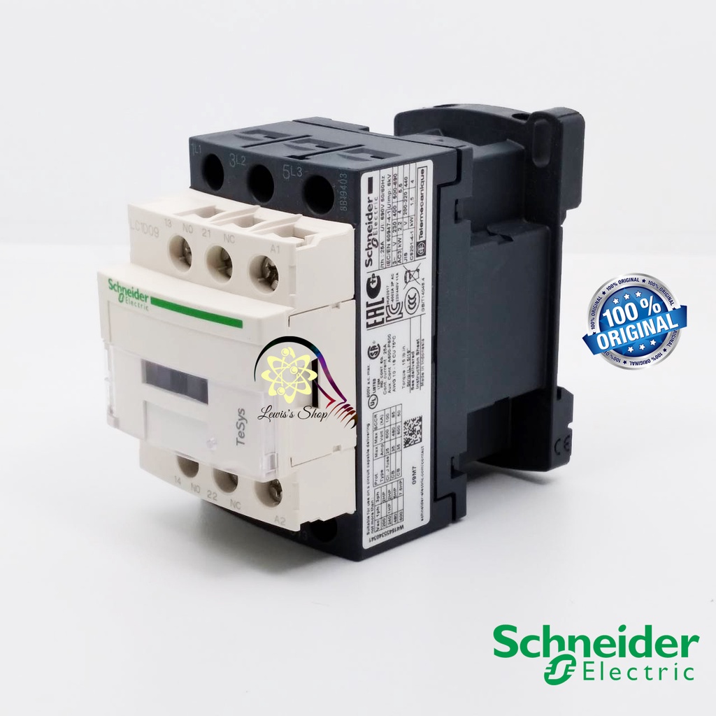 Jual Magnetic Contactor Schneider LC1D09M7 220V Original | Shopee Indonesia