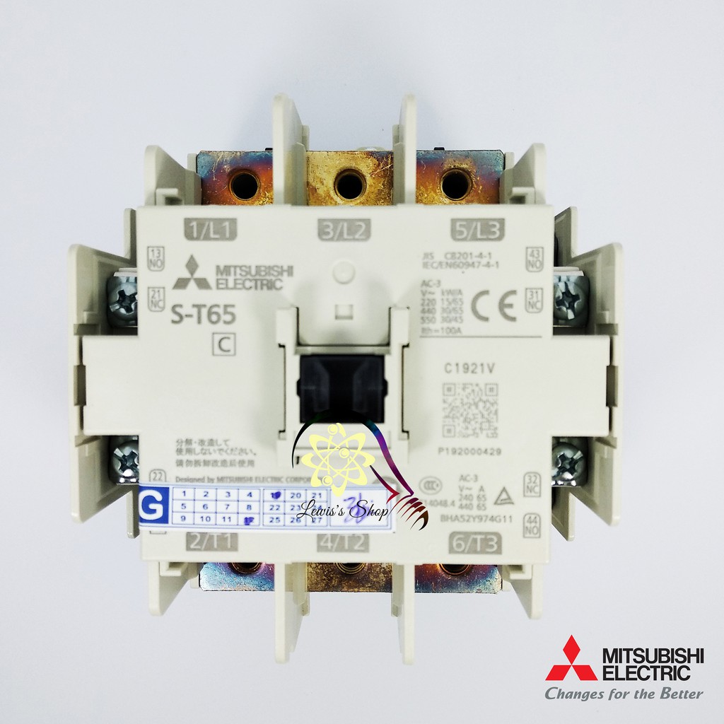 Jual Mitsubishi Magnetic Contactor ST-65 Coil 220V Original Made In ...