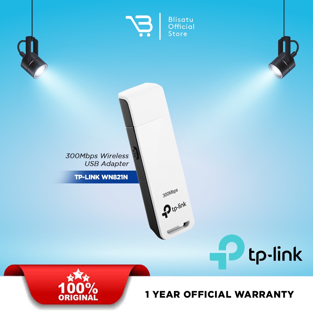 Jual TP-LINK TL-WN821N 300Mbps Wireless N USB Adapter | Shopee Indonesia