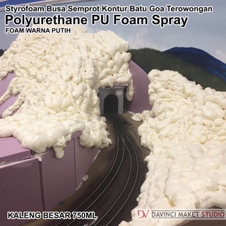 Jual Polyurethane PU Foam Spray 750ml - Styrofoam Busa Semprot Kontur ...