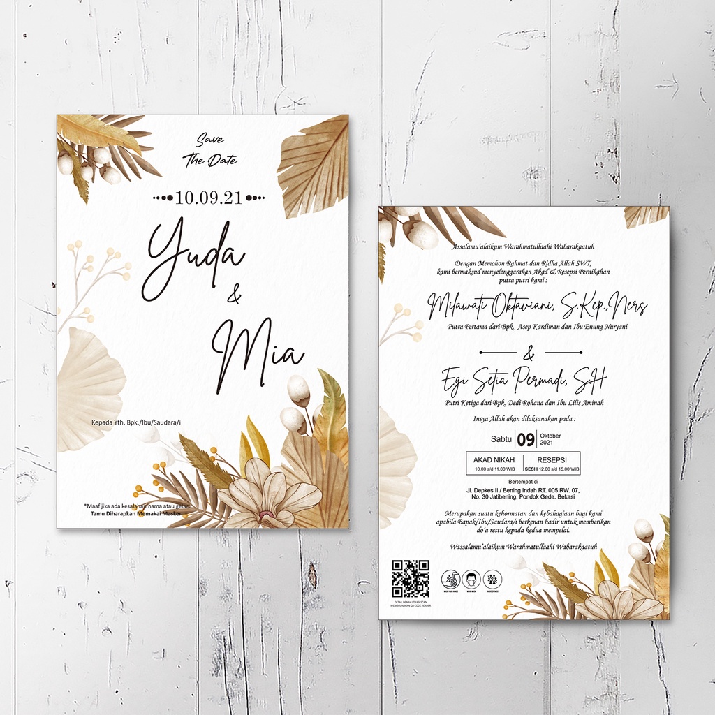 Jual Undangan Pernikahan K5 Uk A5 Murah | Shopee Indonesia