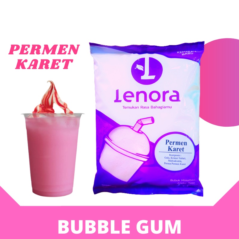 Jual Bubuk Minuman Rasa Permen Karet ( Bubblegum) Serbuk Minuman ...