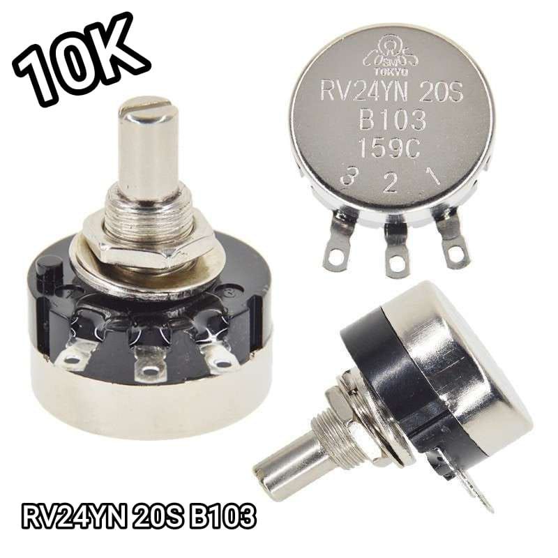 Jual potensio 10k 2watt rv24yn 20s 103 original tocos | Shopee Indonesia