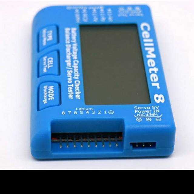 Jual Cell Meter 8 Battery - LiOn LiPo LiFe NIMH NICd + Servo 5V ...