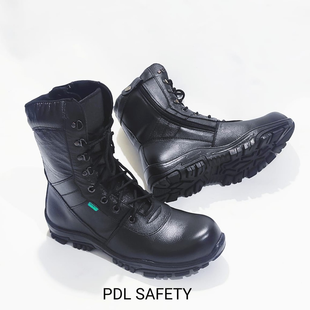 SEPATU PDL SEPATU SAFETY POLISI TNI SEPATU TINGGI TENTARA | Shopee ...