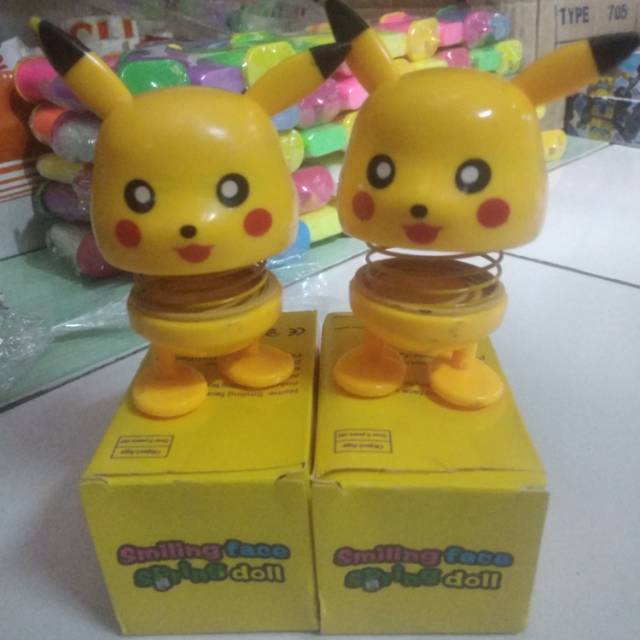 Jual Mainan Spring Dol Karakter Pikachu / Pokemon | Shopee Indonesia