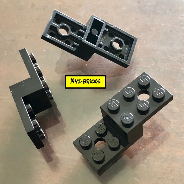 Jual LEGO PARTS 6039194 - Stone 1x2x1 1/3 with 2 Plates 2x2 Black ...