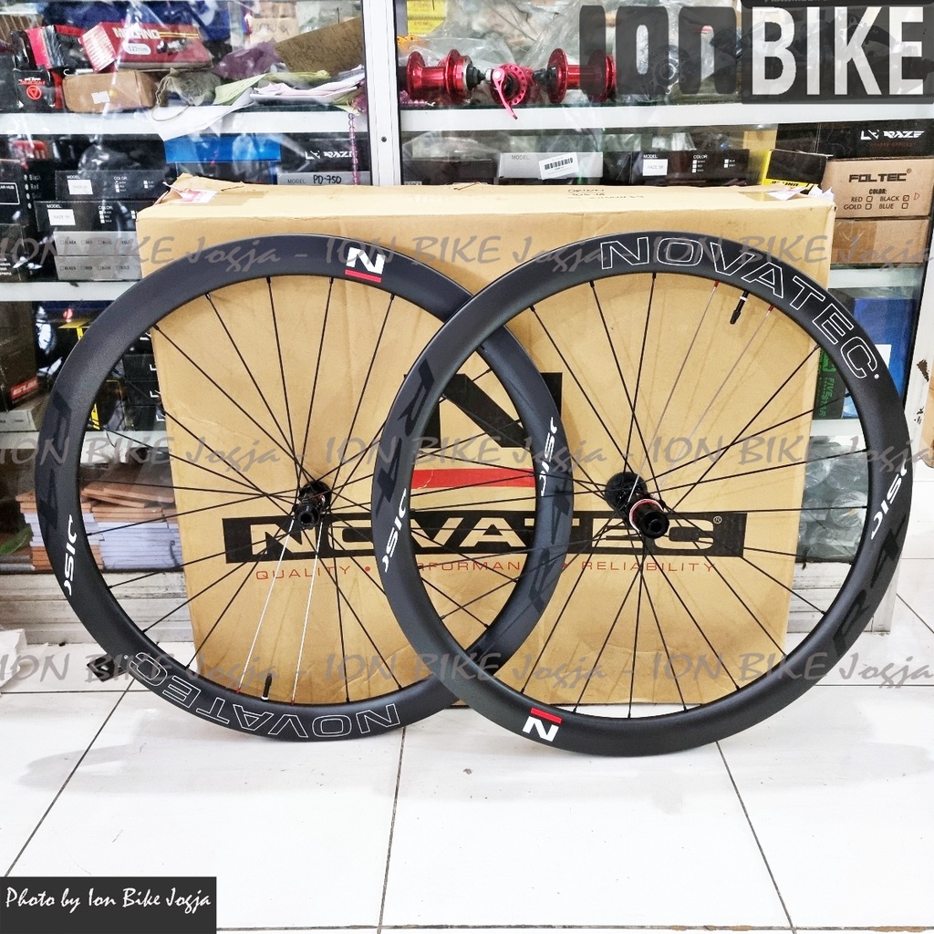 Jual Wheelset 700c Novatec R4 Carbon Discbrake Sepeda Balap 45mm ...