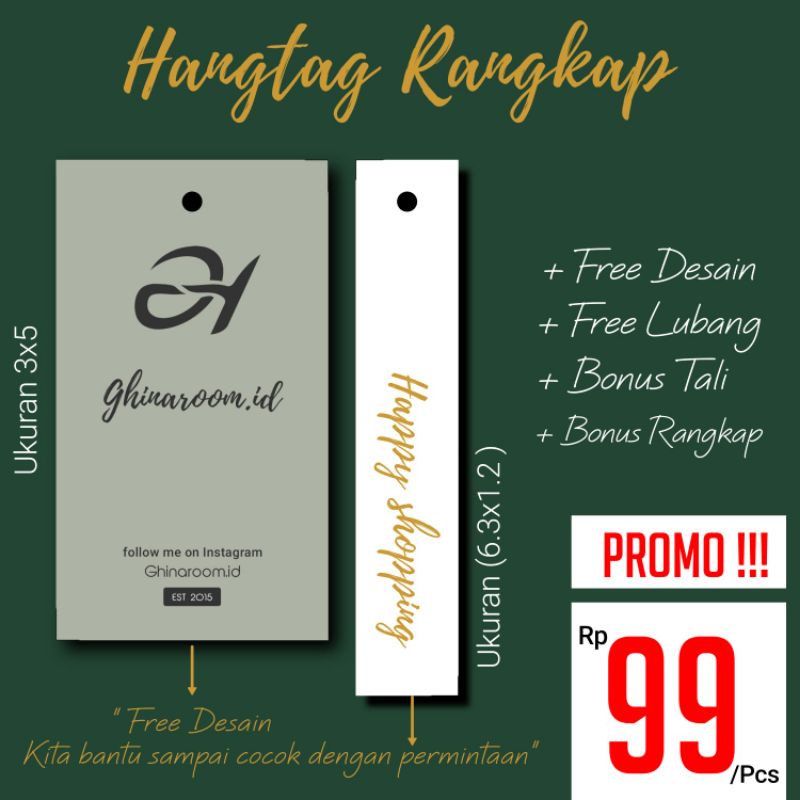 Jual HANG TAG BAJU ( FREE DESIGN ) - Label Baju - Cetak Hangtag Baju ... Jual HANG TAG BAJU ( FREE DESIGN ) - Label Baju - Cetak Hangtag Baju ...