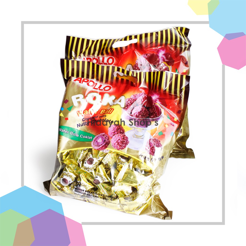 Roka Coklat Apollo Wafer Ball Pack Isi 80 Pcs | Shopee Indonesia