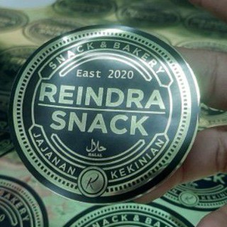 Jual CETAK STIKER GOLD EMAS / PRINT LABEL KEMASAN / STICKER EMAS ...