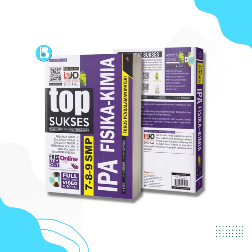 Jual BUKU PELAJARAN SMP TOP SUKSES UPDATE BANK SOAL PEMBAHASAN FISIKA ...