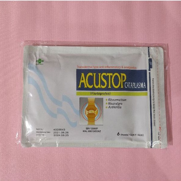 Jual acustop cataplasma Korea koyo plaster pereda sakit nyeri sakit ...
