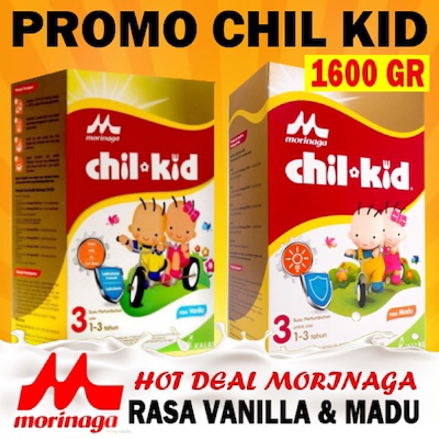 Jual MORINAGA CHIL KID CHILKID 3 REGULER JUMBO 800gr 1600gr 800 1600 GR ...