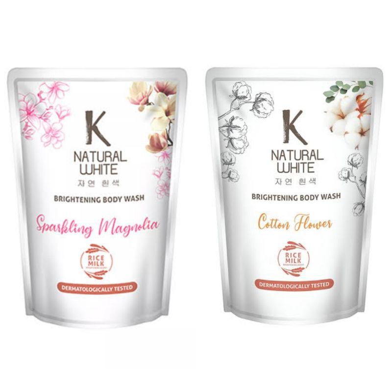 Jual K NATURAL WHITE SABUN CAIR REFILL 420ML | Shopee Indonesia