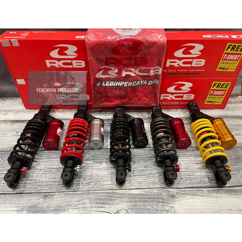 Jual Shockbreaker Shock RCB Tipe MB2 Plus Ukuran 330MM Vario 125 Vario 150 Xride | Shopee Indonesia