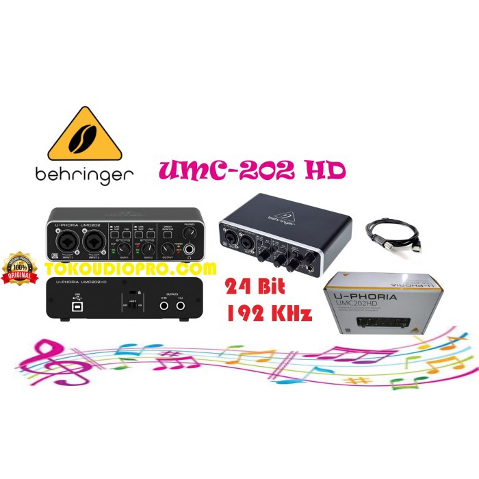 Jual BEHRINGER UMC202HD USB AUDIO INTERFACE | Shopee Indonesia