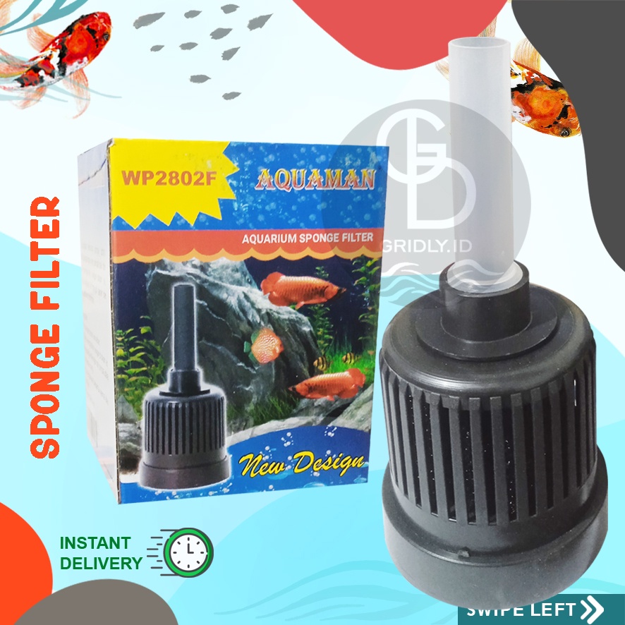 Jual AQUAMAN BIO FOAM BIO SPONGE FILTER AQUARIUM AQUASCAPE BIOFIL ...
